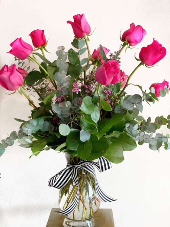 Hot Pink Roses - GENESEE